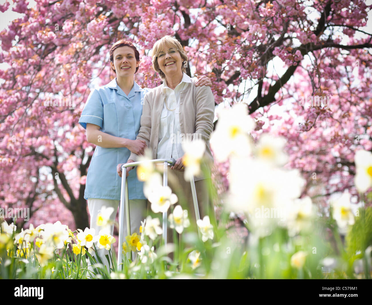Caretaker posing hi-res stock photography and images - Alamy