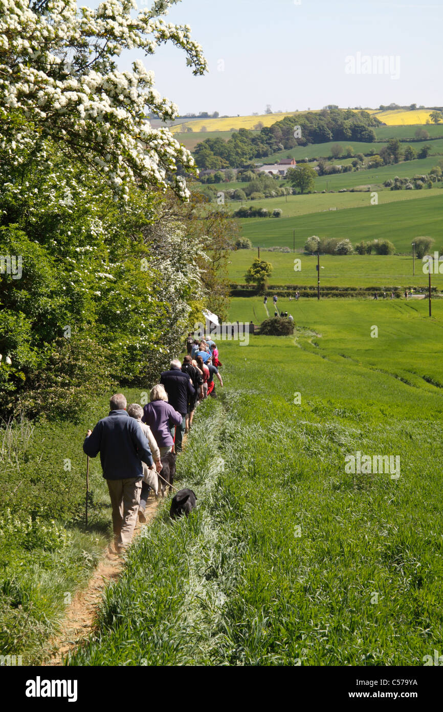 Brailes Three Hills Walk Oxfordshire Engl Stock Photo - Alamy