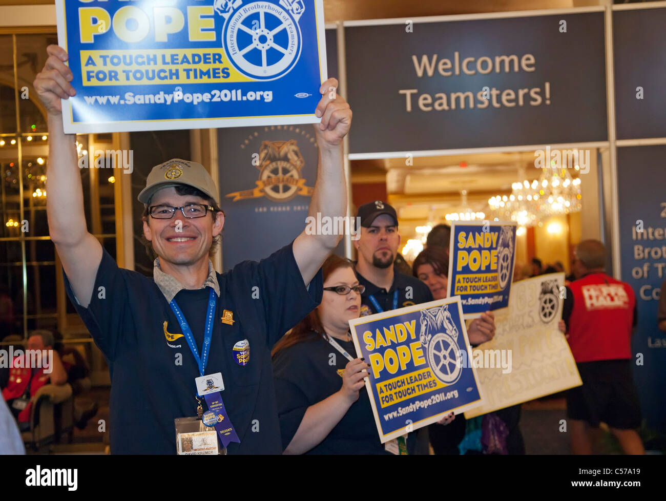 Teamsters campaign candidate hi-res stock photography and images - Alamy