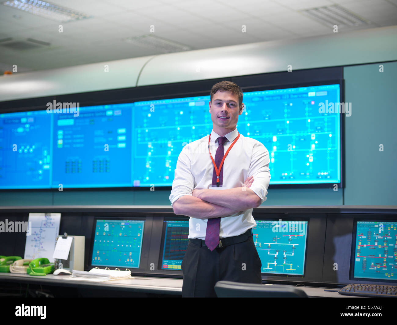 Surveillance operator hi-res stock photography and images - Alamy