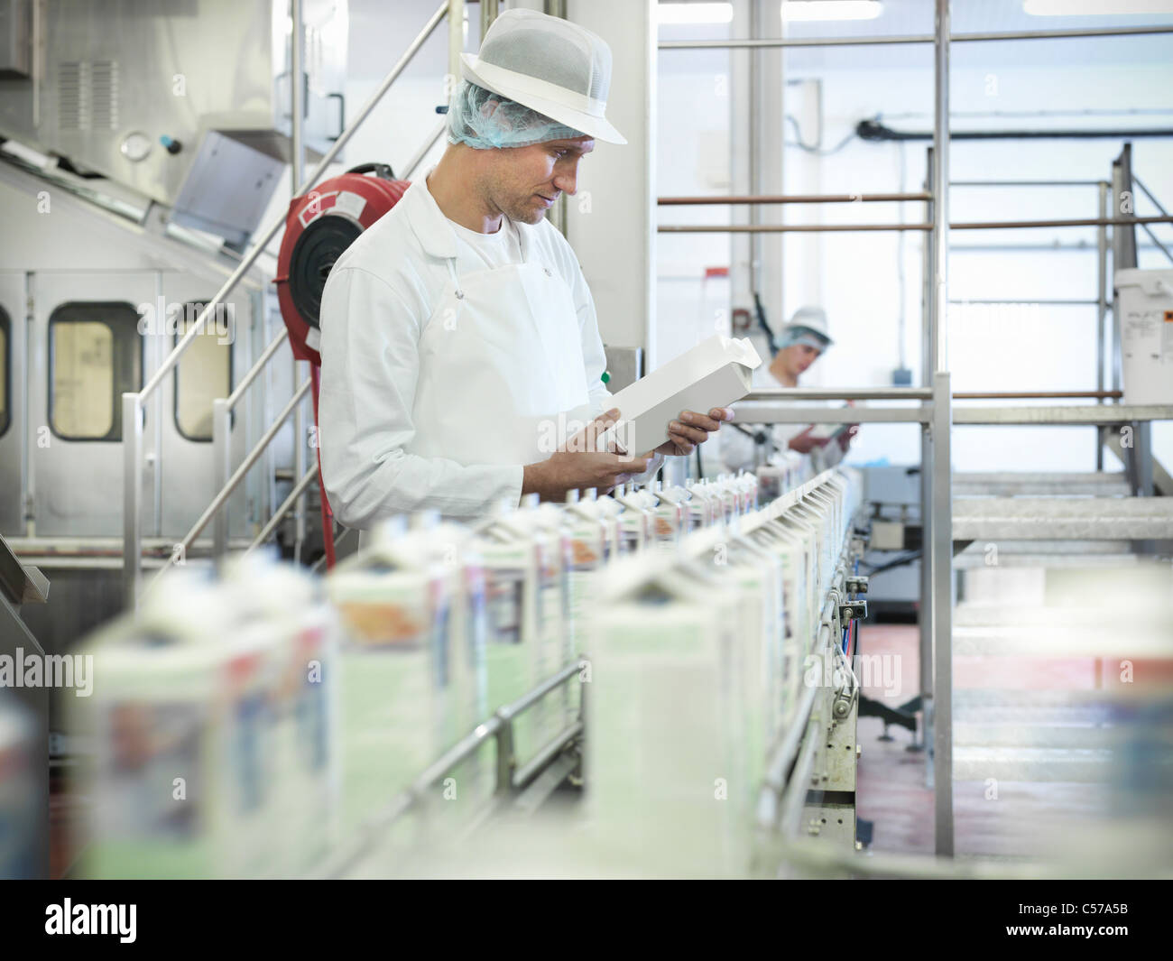 Processing of milk hi-res stock photography and images - Alamy