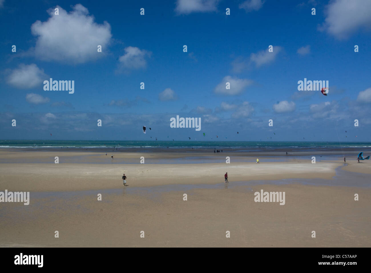 wissant beach france Stock Photo - Alamy