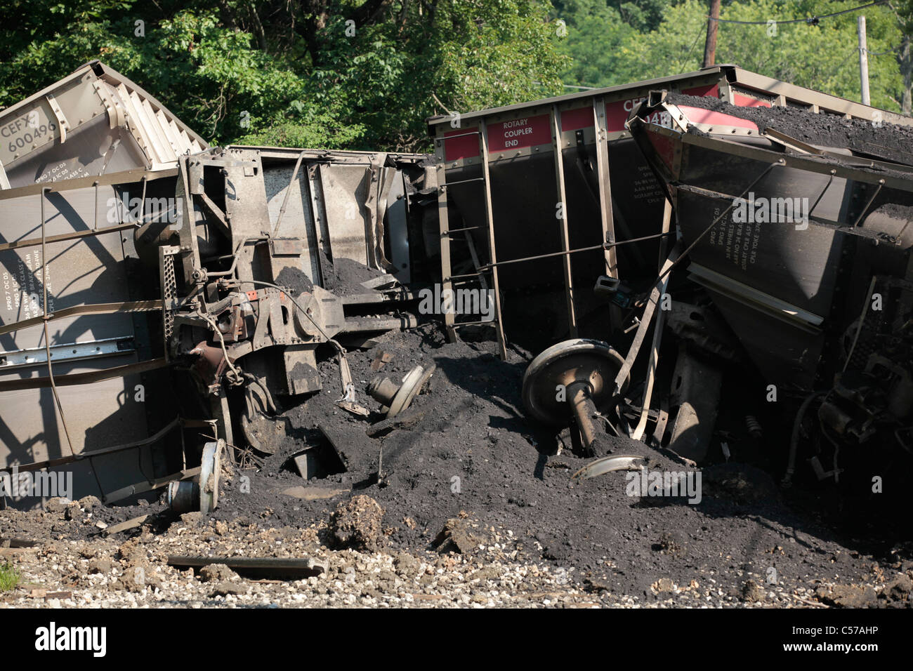 28 train cars carrying coal to Indianapolis Power Plant derail on ...