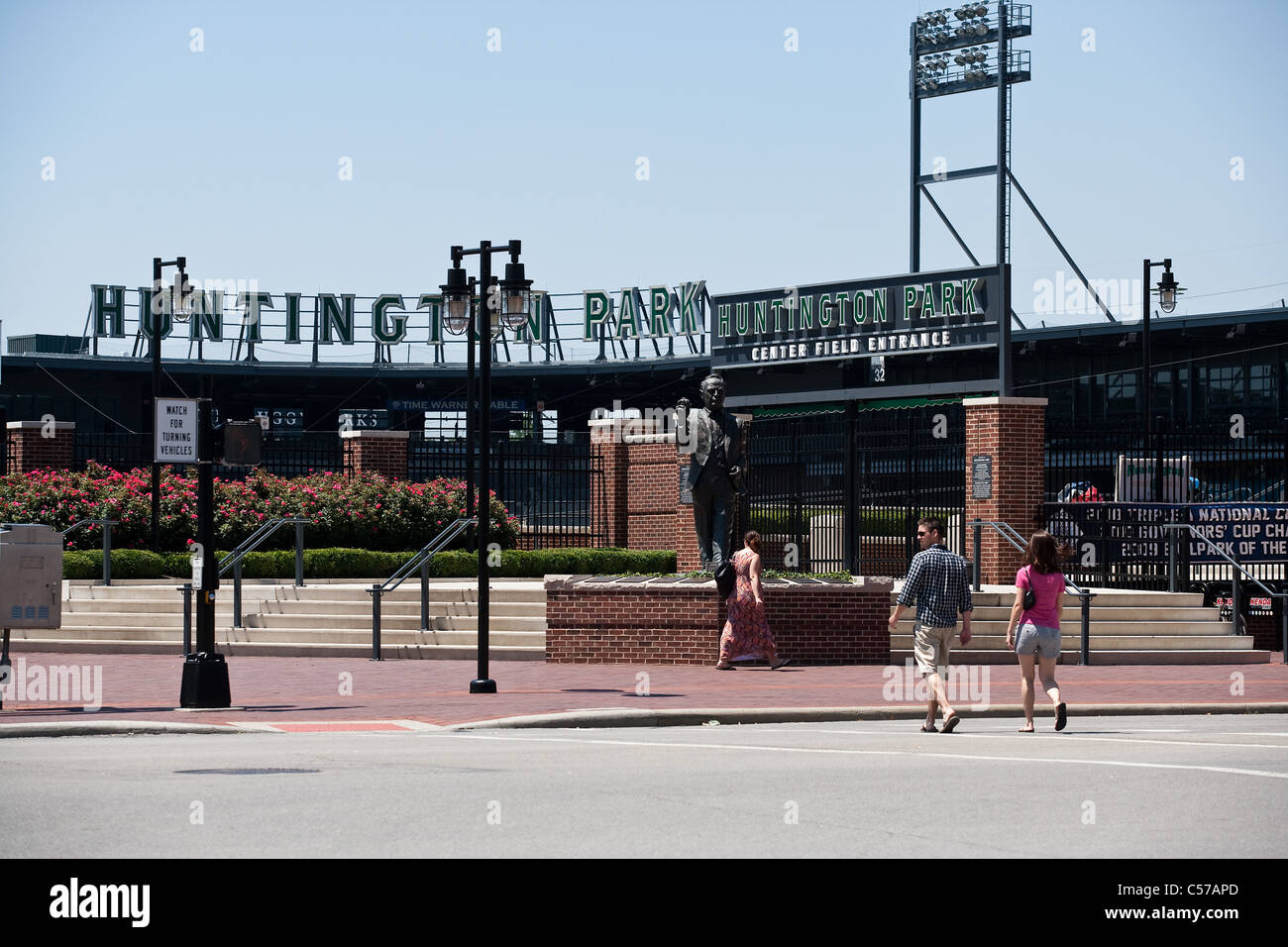 Huntington Park Baseball Field located in Columbus Ohio Stock Photo - Alamy