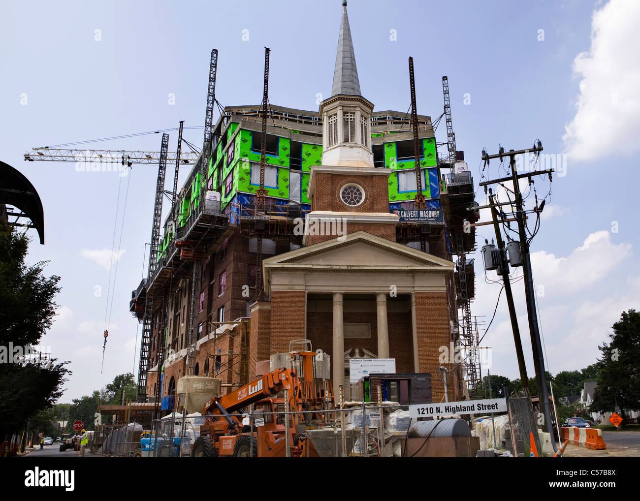 Church building construction hi-res stock photography and images - Alamy