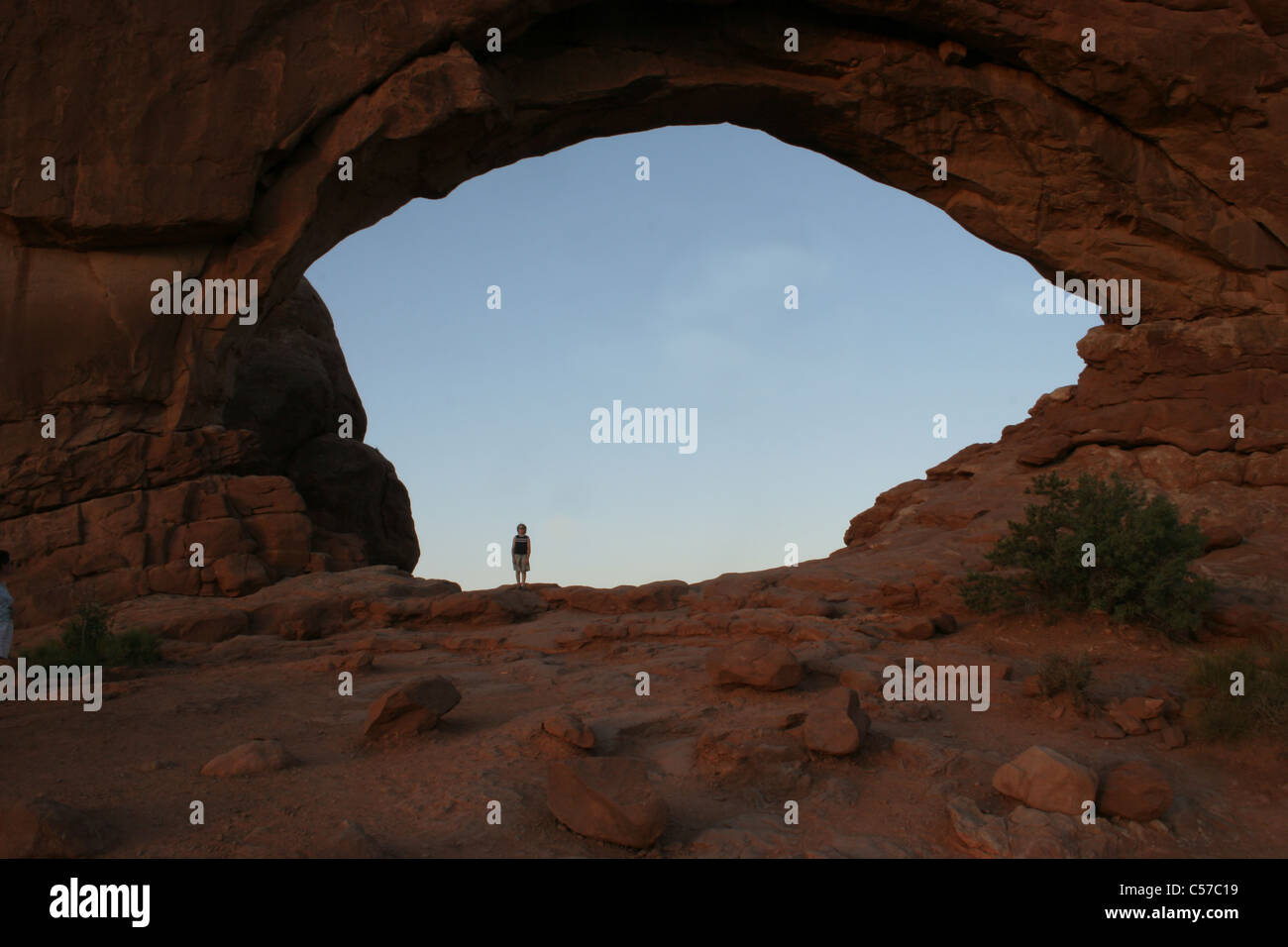 Windows Arch. Arches National Park, Utah Stock Photo - Alamy