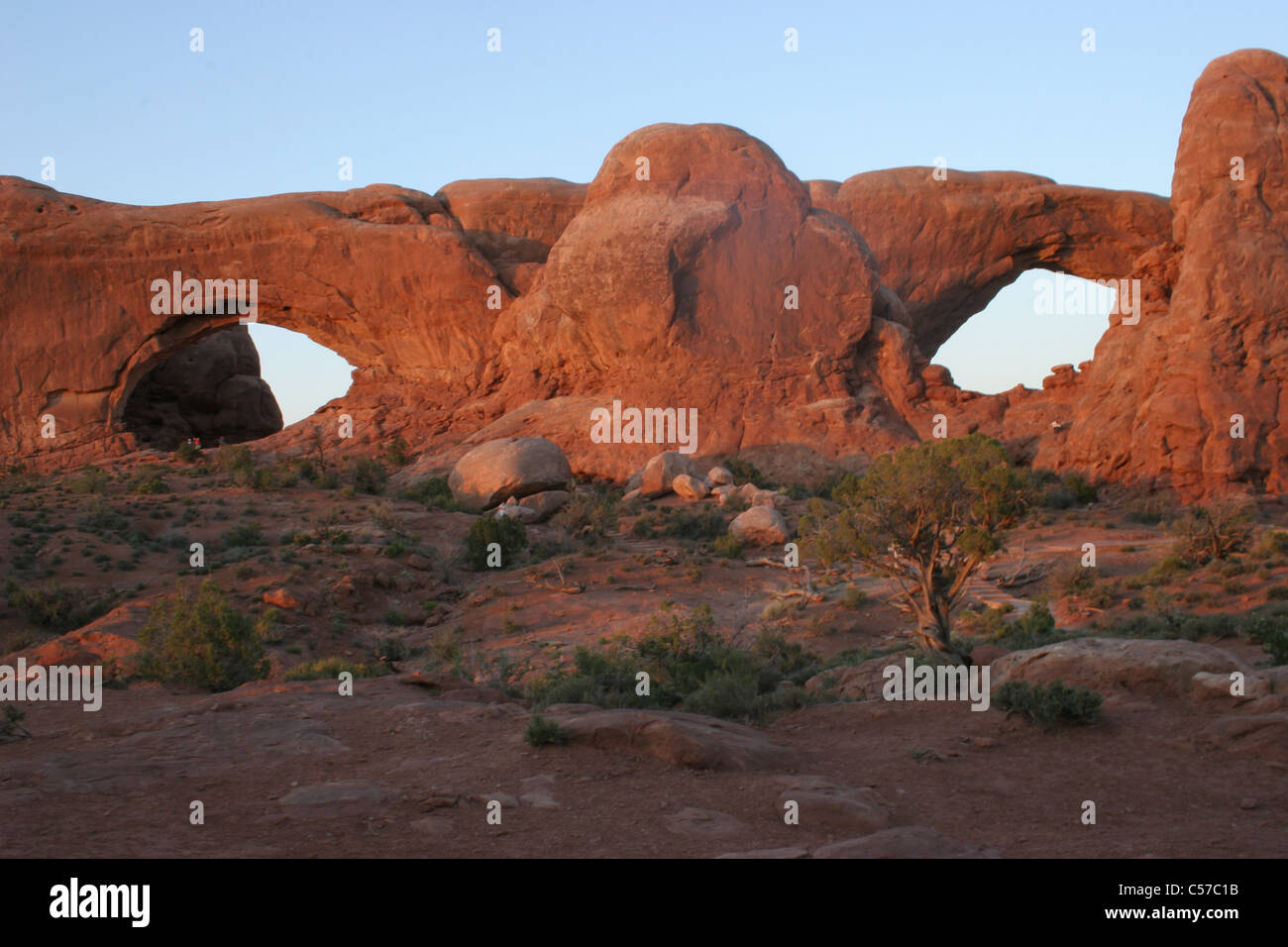 Windows Arch, Arches National Park Stock Photo - Alamy