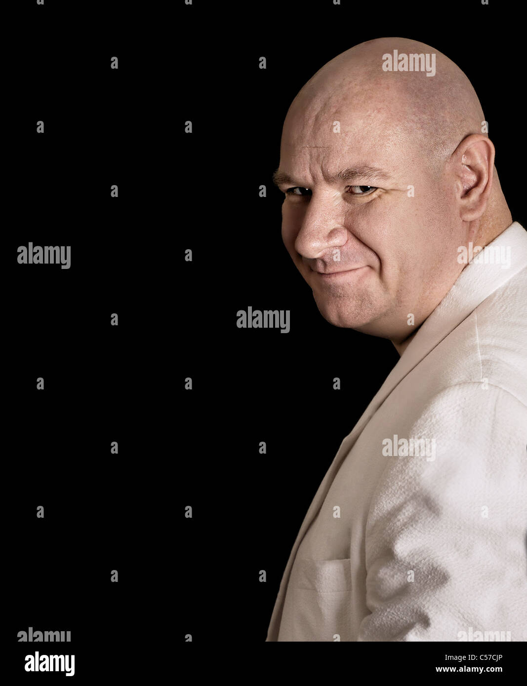 English man bald hi-res stock photography and images - Alamy