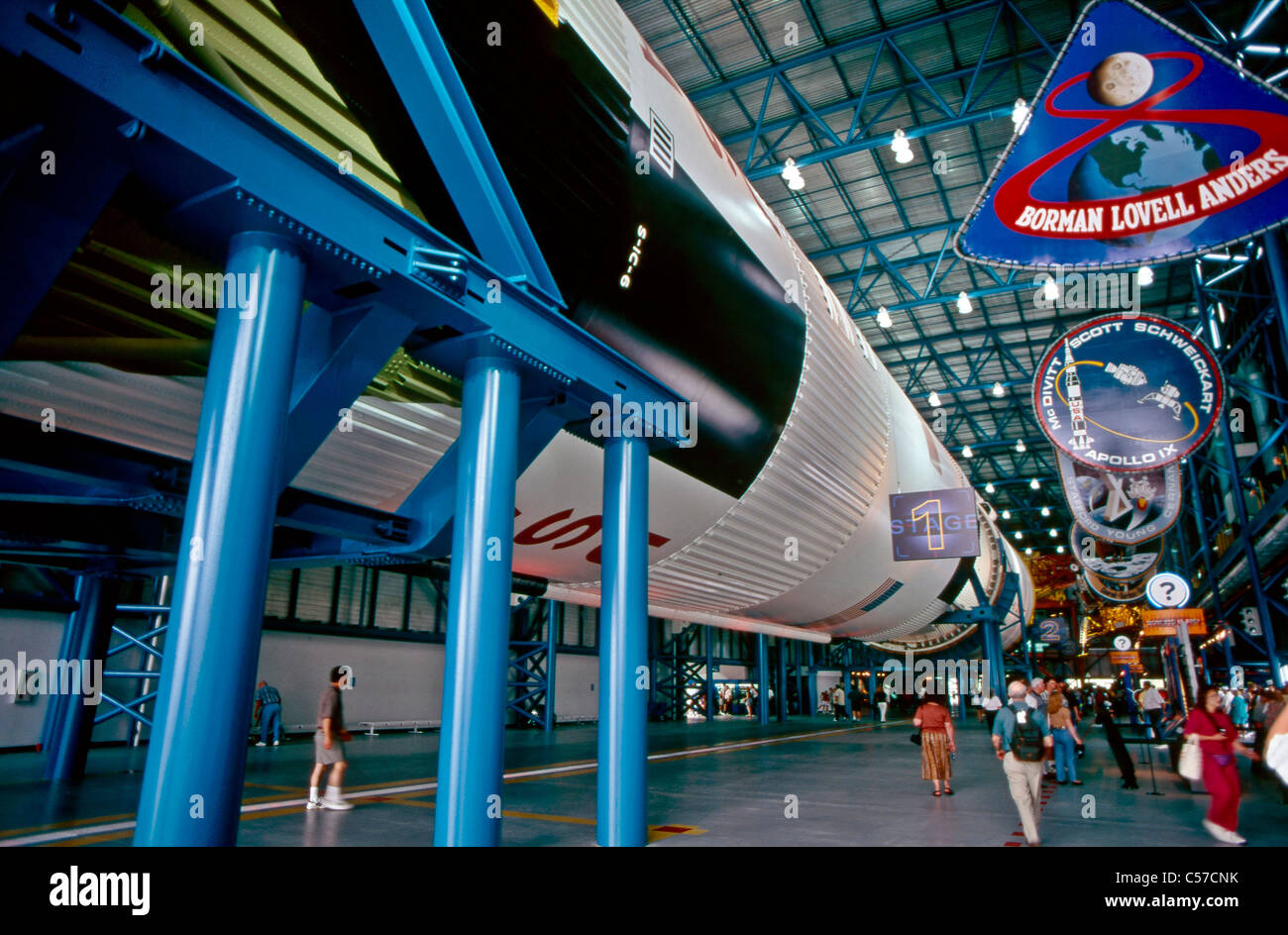 Kennedy Space Center Cape Canaveral Florida USA. Apollo 8 Saturn V ...