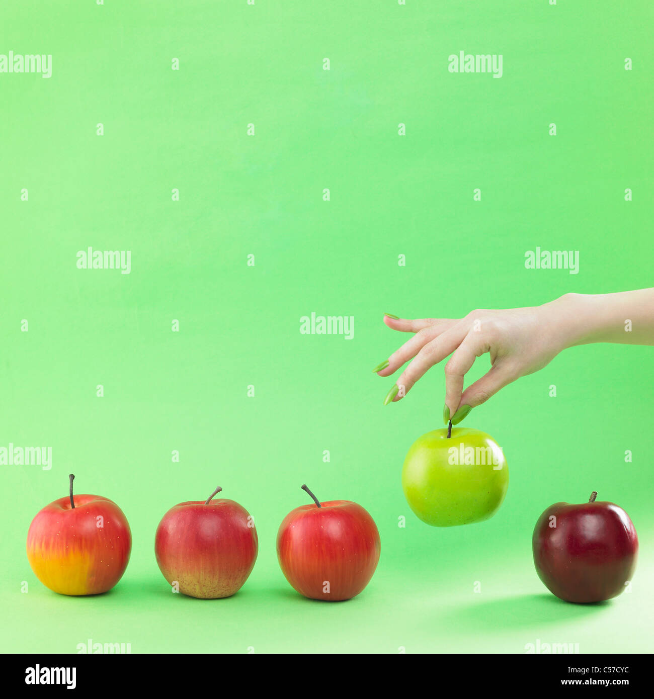 Grab an apple hi-res stock photography and images - Alamy