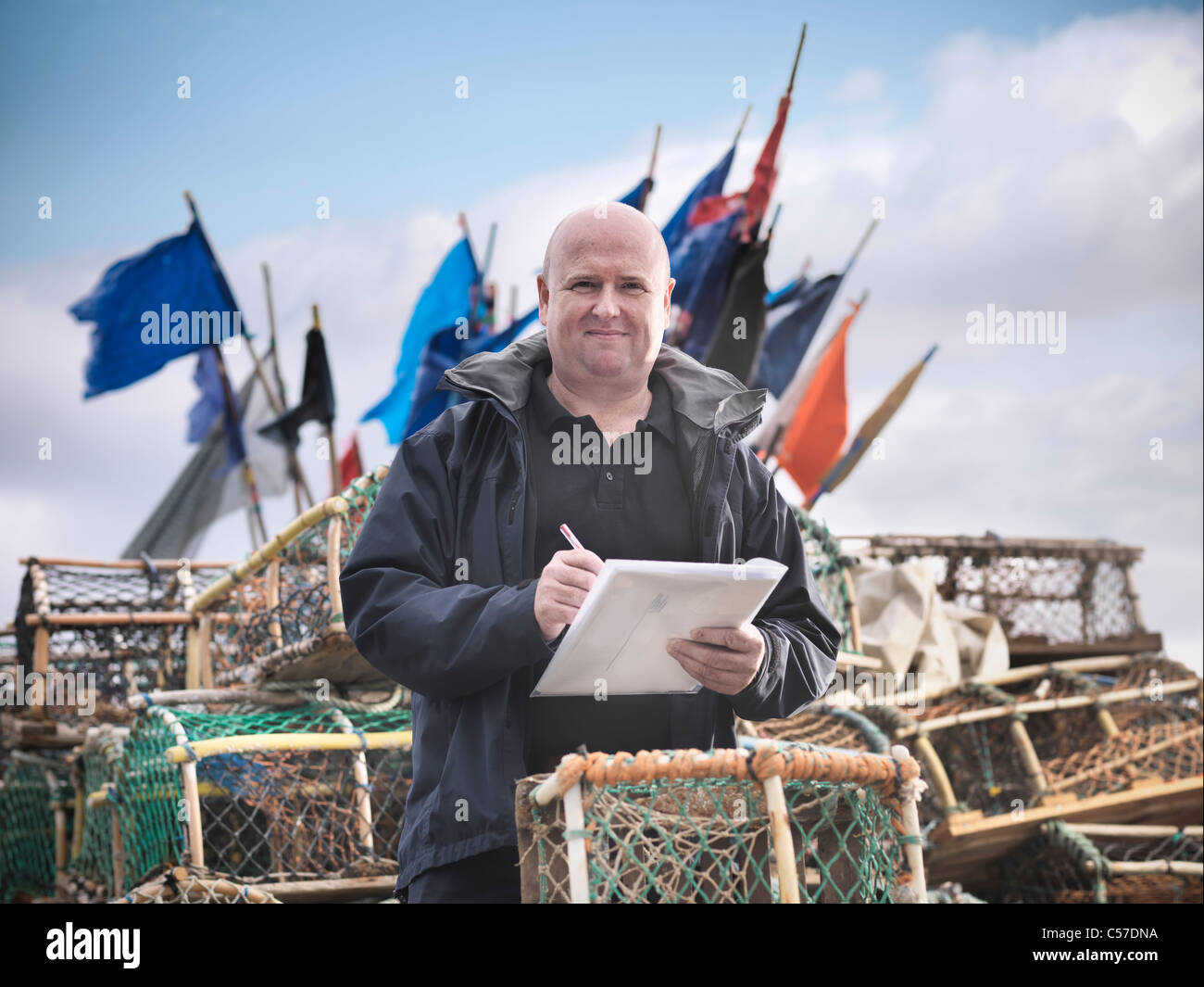 Lobster pot flag hi-res stock photography and images - Alamy