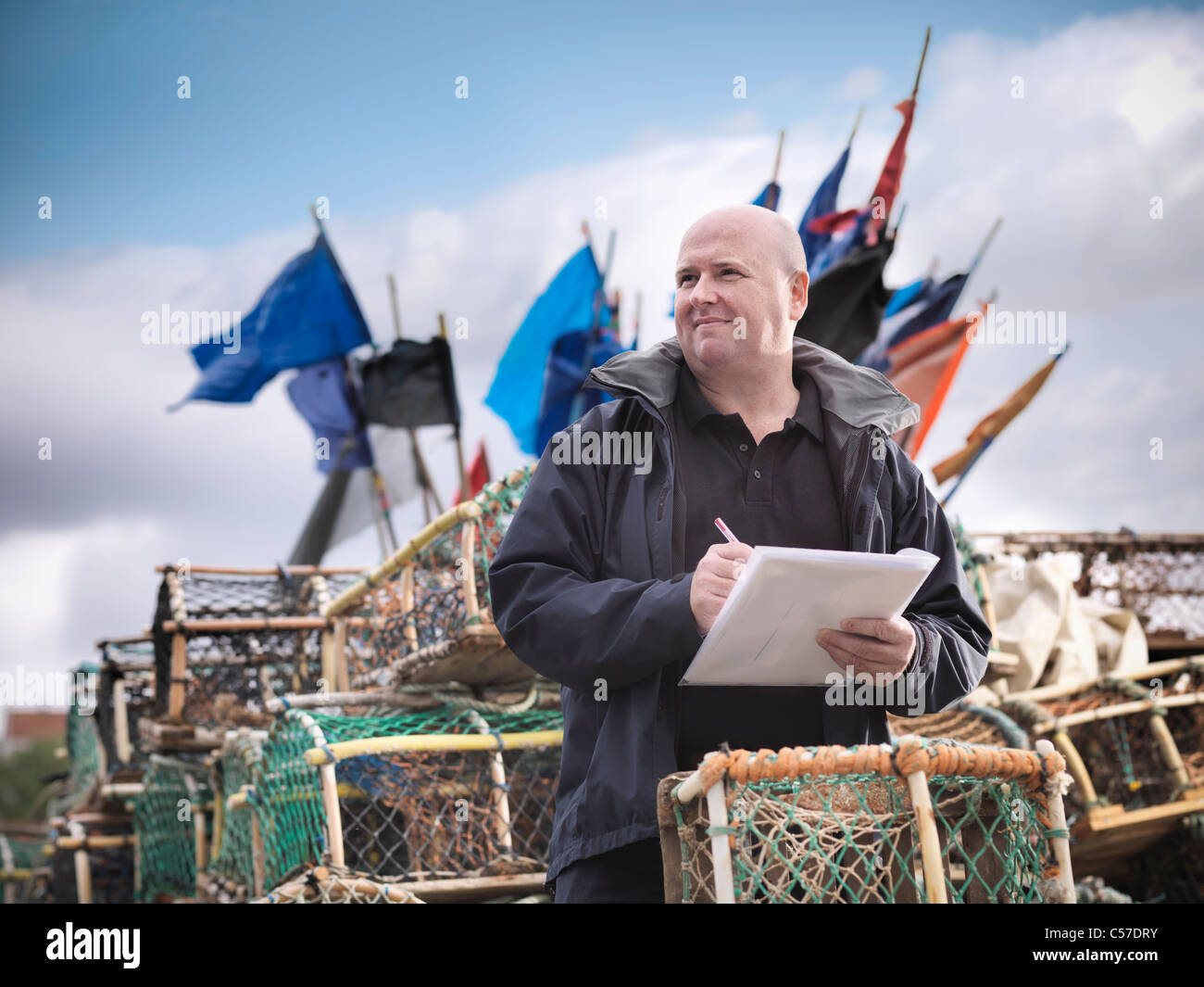 Lobster pot flag hi-res stock photography and images - Alamy