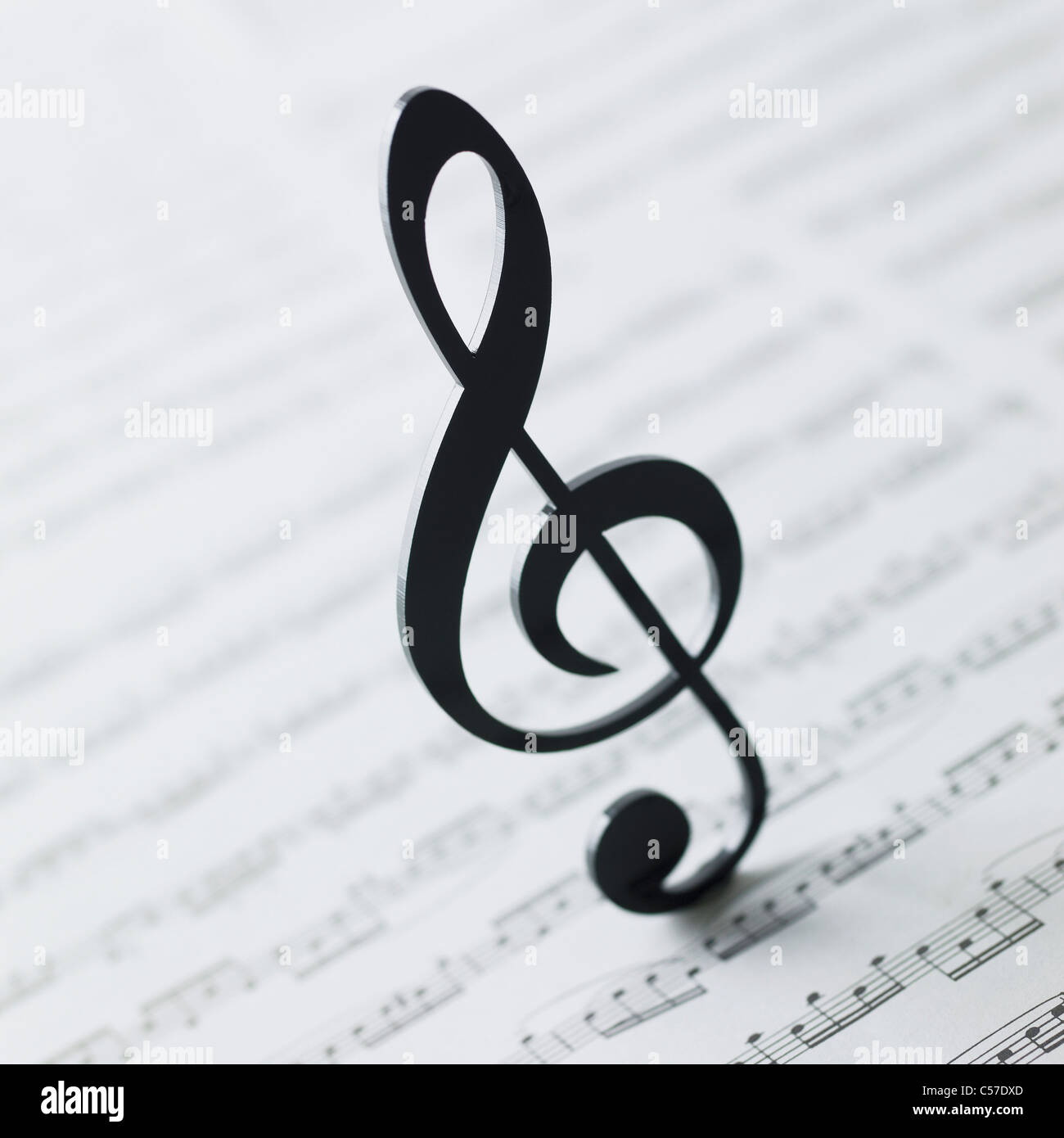 Treble clef hi-res stock photography and images - Alamy