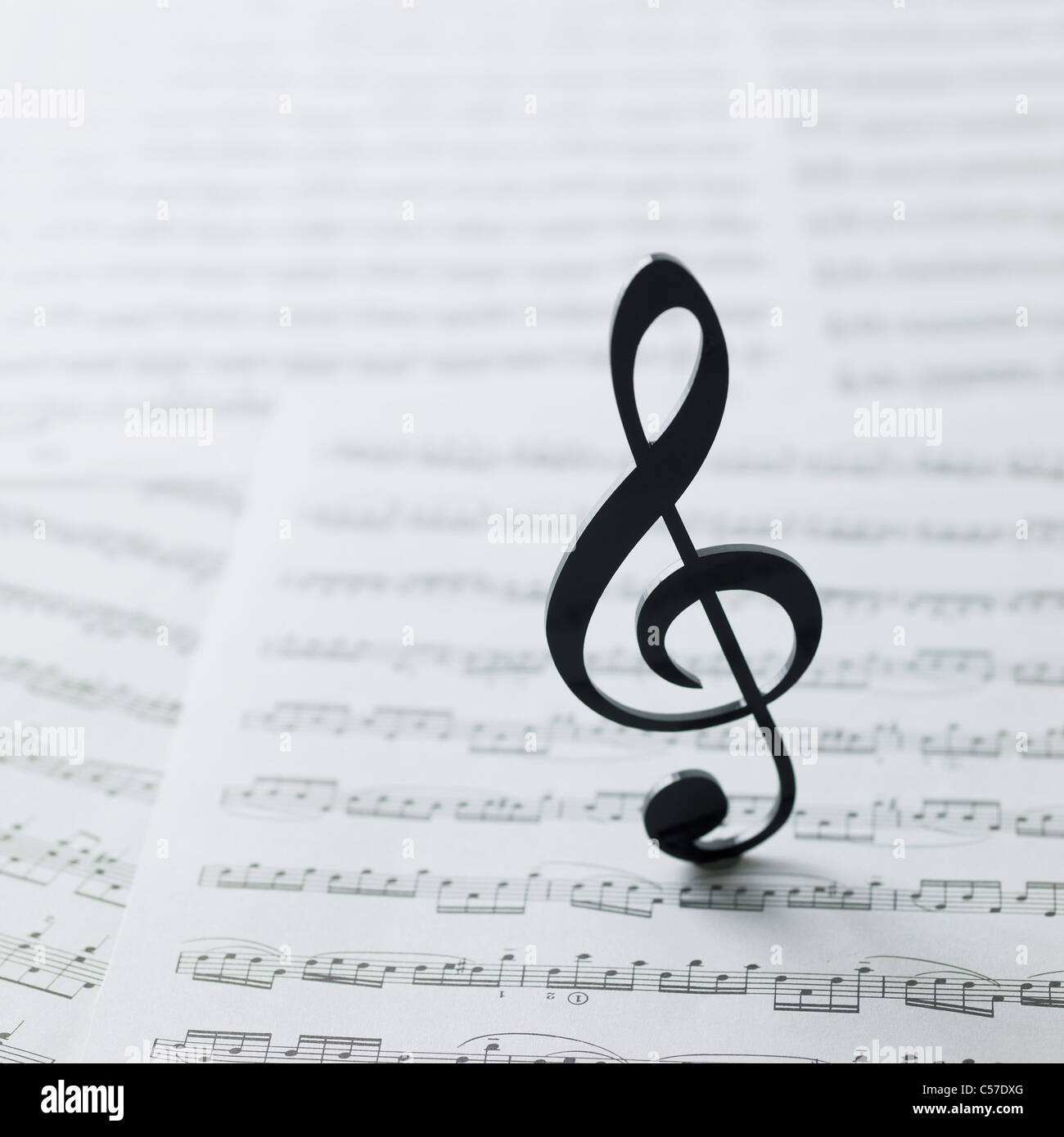 Treble clef hi-res stock photography and images - Alamy