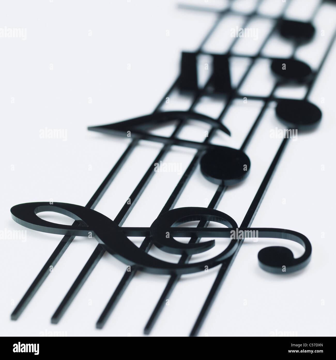 Treble staff hi-res stock photography and images - Alamy