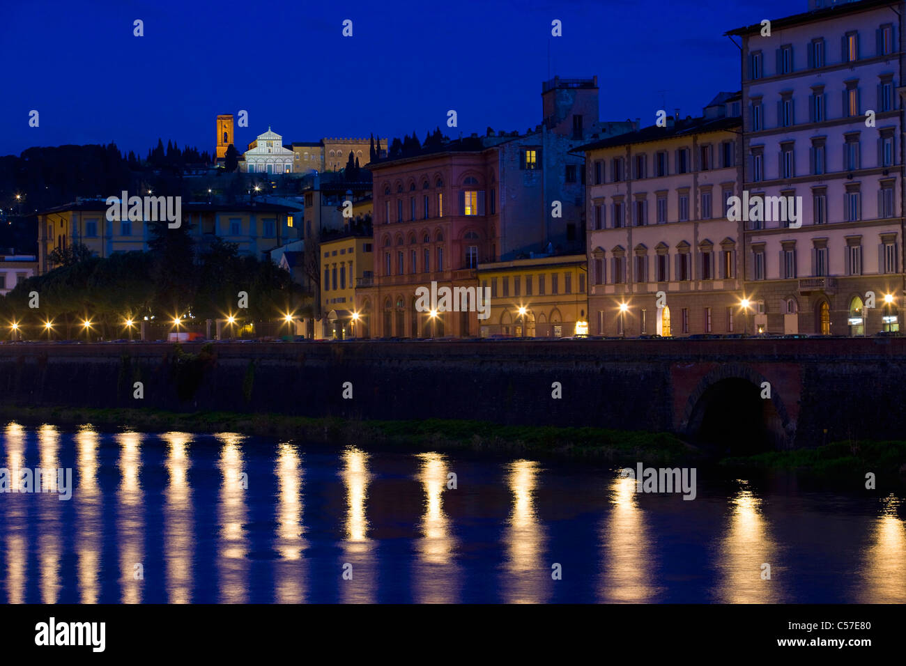 City lights of florence hi-res stock photography and images - Alamy