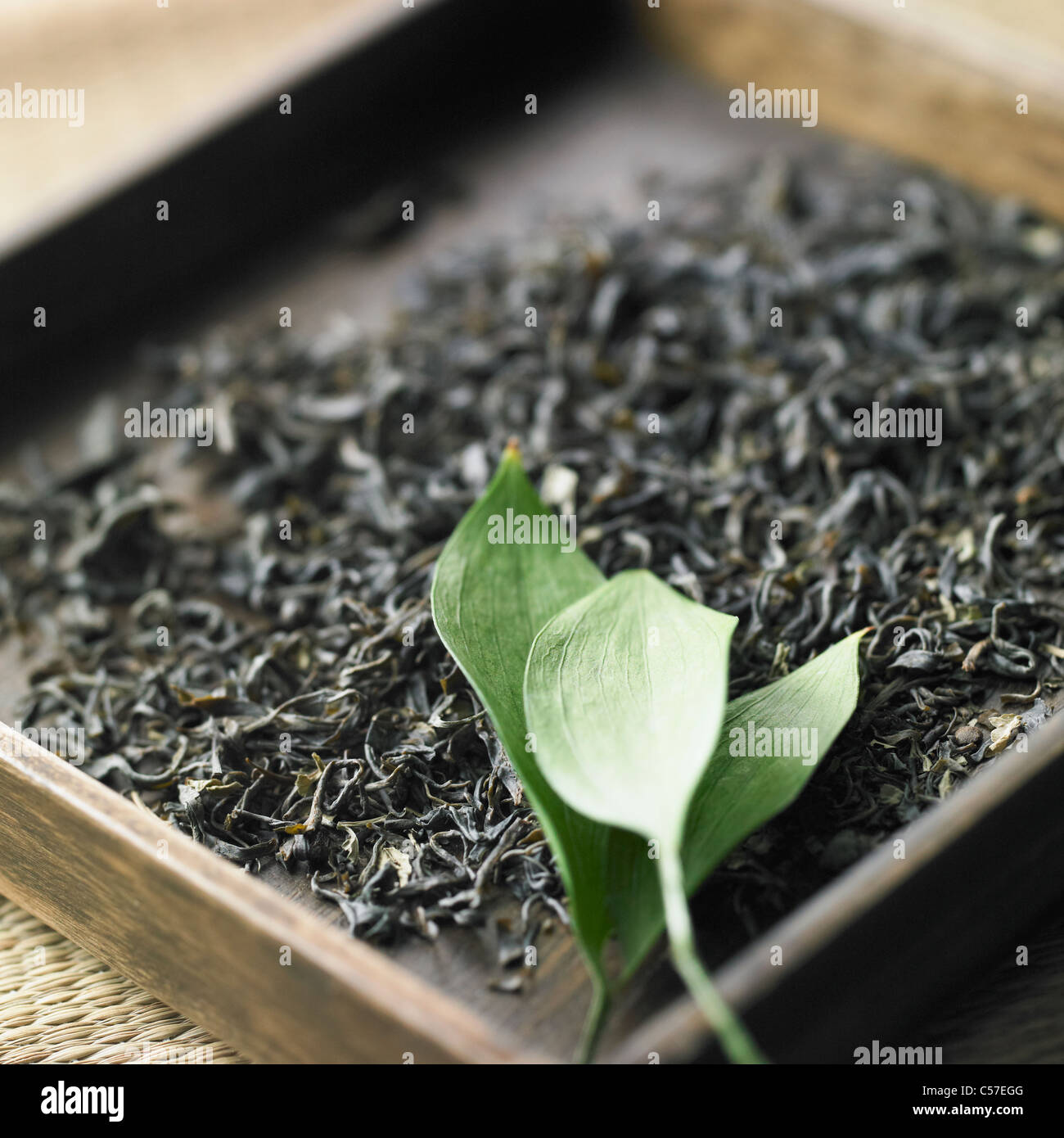 Tea leaf drying hi-res stock photography and images - Alamy