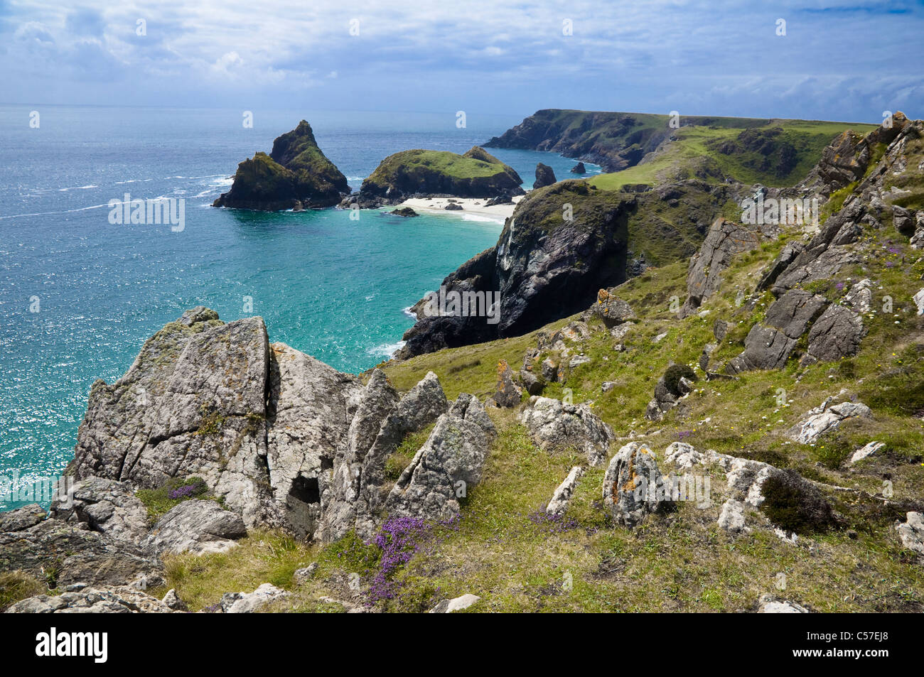 Cornwall the lizard coastal walk hi-res stock photography and images ...