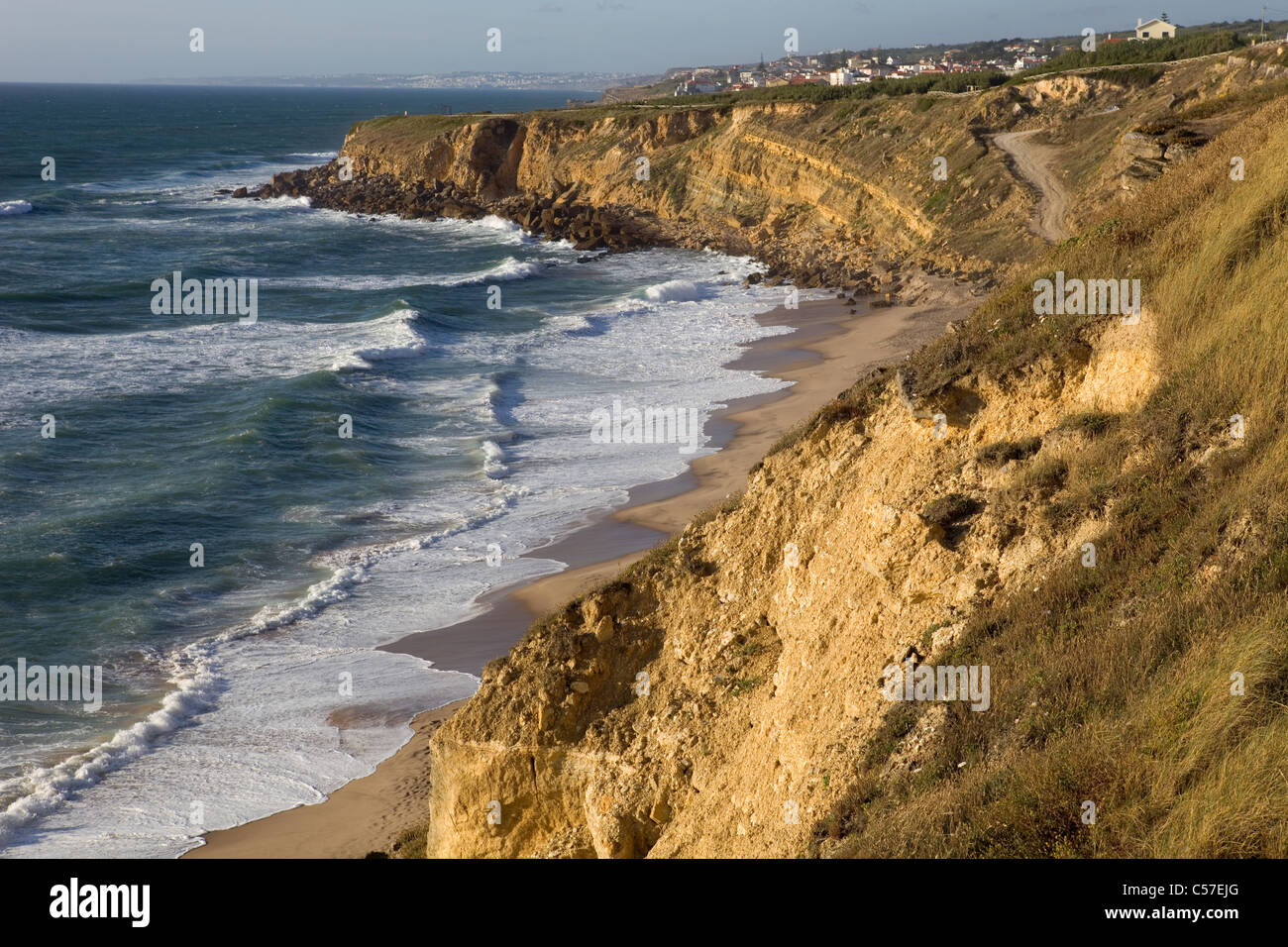 beautiful beach of Praia Pequena in the south of portugal Stock Photo ...