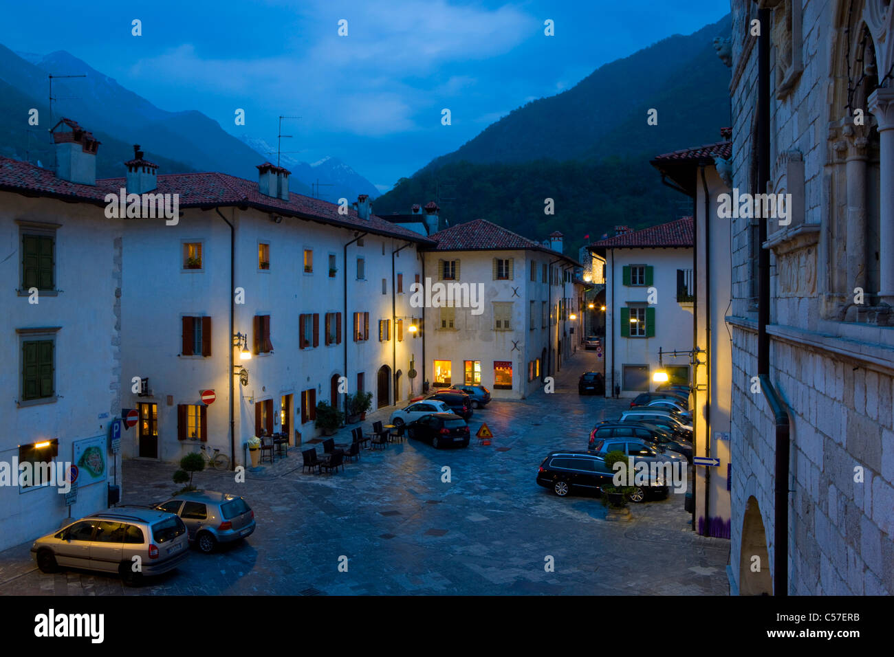 Venzone, Italy, Europe, Friuli-Venezia Giulia, town, city, Old Town ...