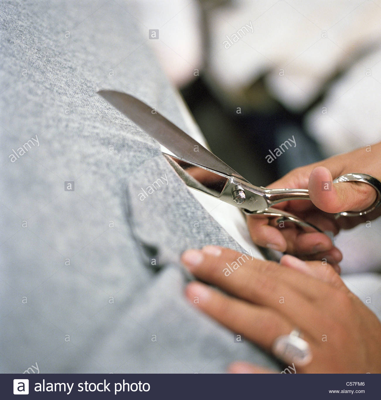 Cutting Fabric Stock Photos & Cutting Fabric Stock Images - Alamy