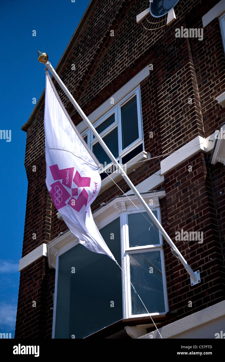 2012 olympic flag hi-res stock photography and images - Alamy