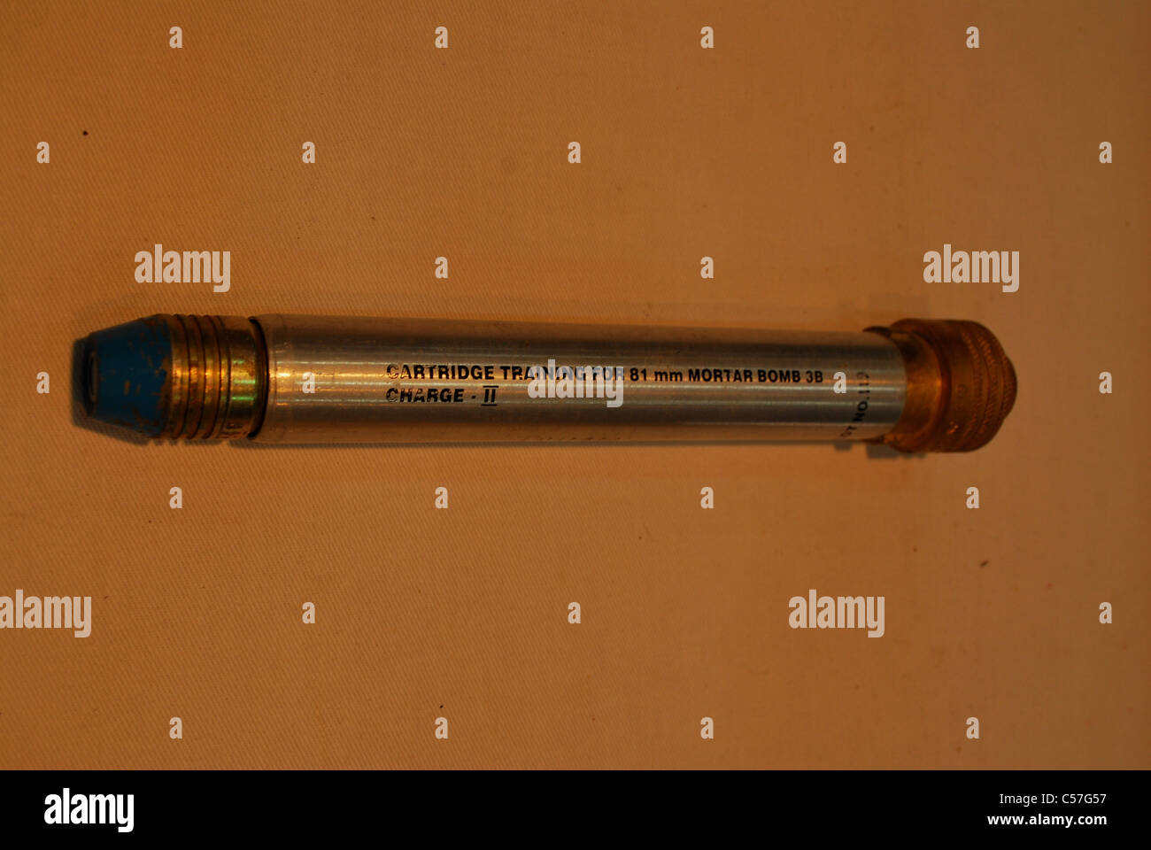 Cartridge tranning for 81mm Motor Bomb 38 Charge-II Stock Photo - Alamy