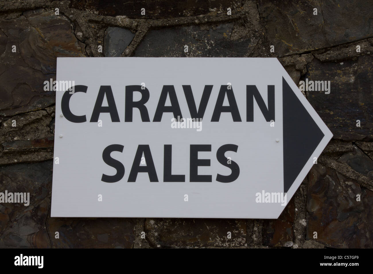 Caravan park sign hi-res stock photography and images - Alamy