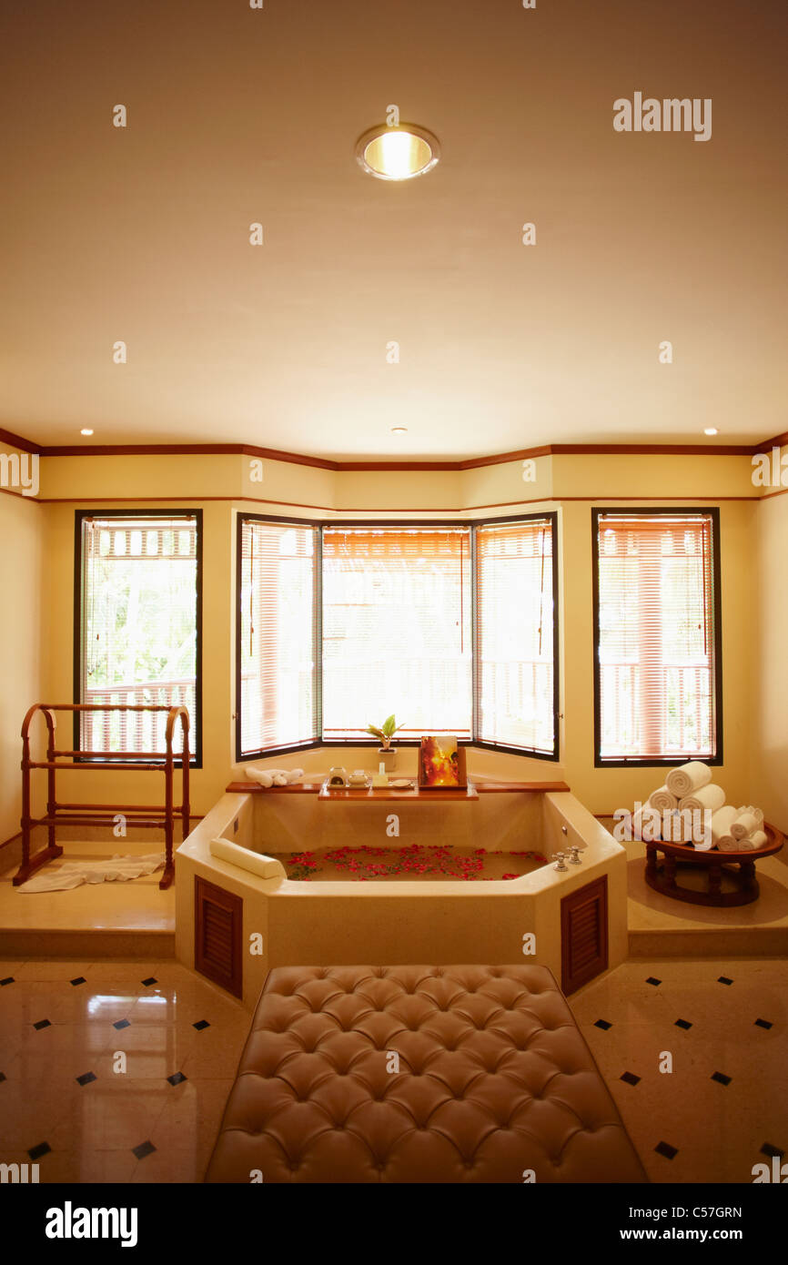 whirl pool in room Stock Photo - Alamy