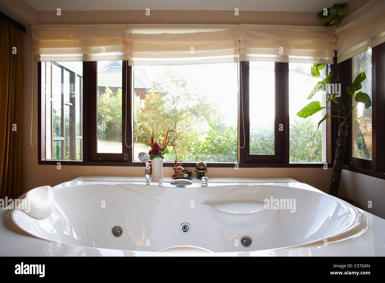 whirl pool in room Stock Photo - Alamy