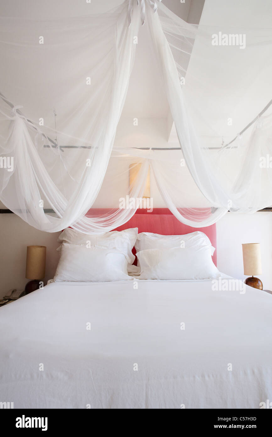 cozy and clean bed room Stock Photo - Alamy