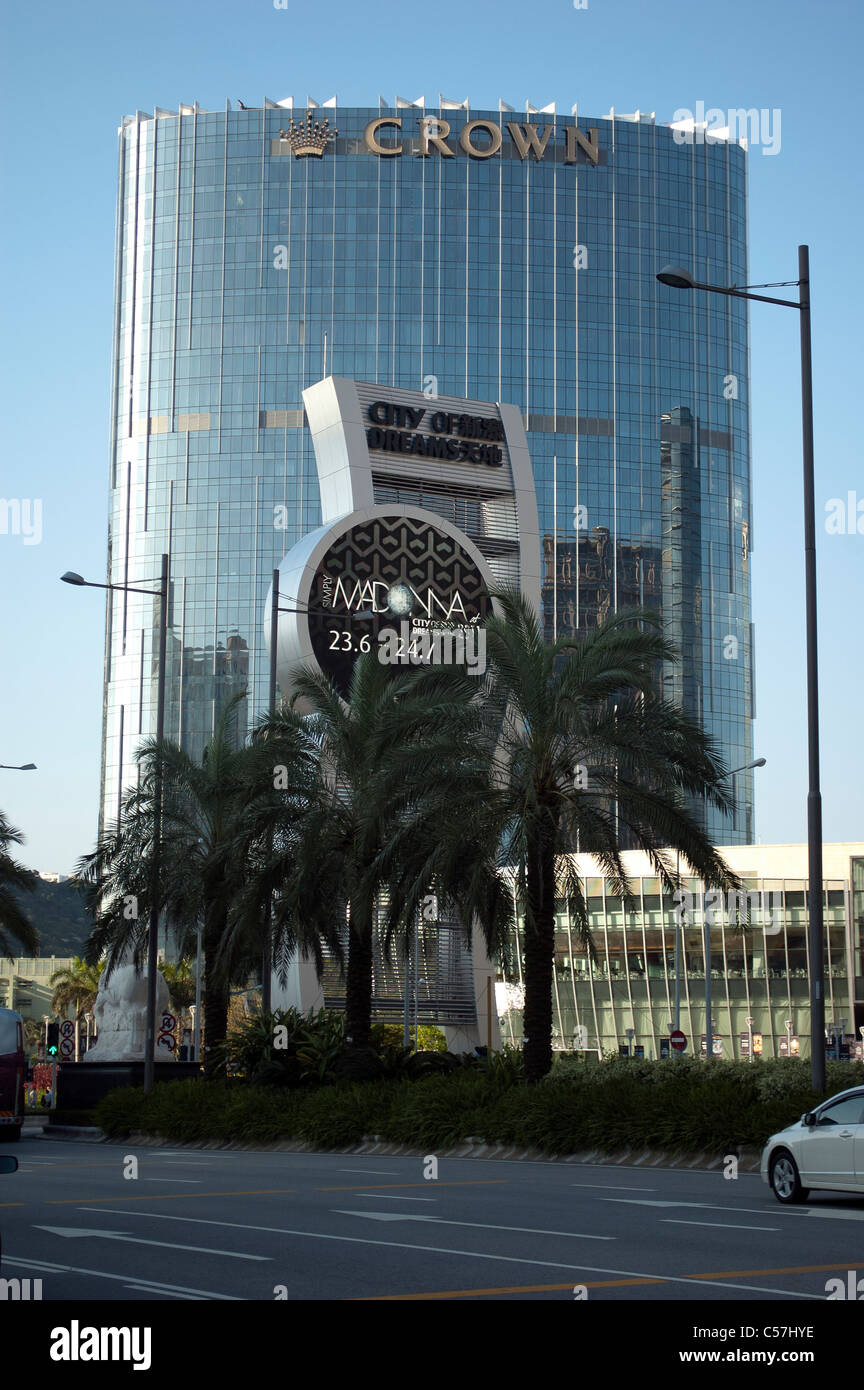 The Crown Hotel, Cotai Strip, Macau, China, Asia Stock Photo - Alamy