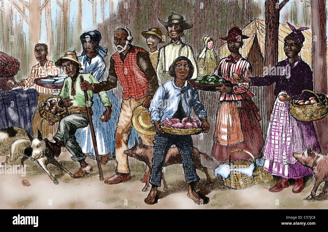 Street vendors 19th century hi-res stock photography and images - Alamy