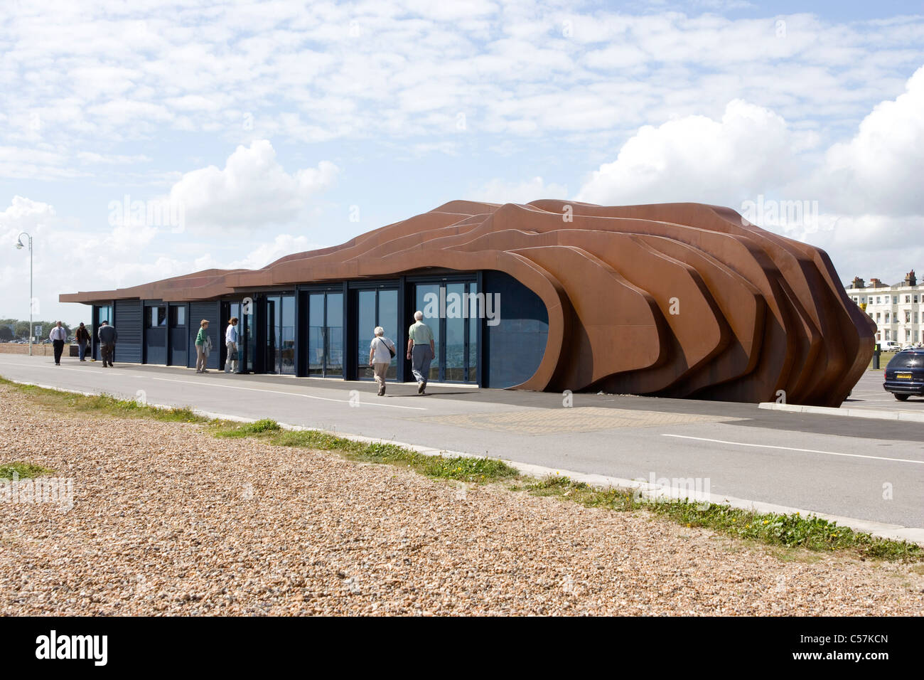Littlehampton beach cafes hi-res stock photography and images - Alamy