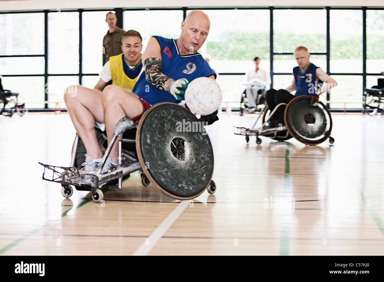 Para rugby players playing rugby Stock Photo - Alamy