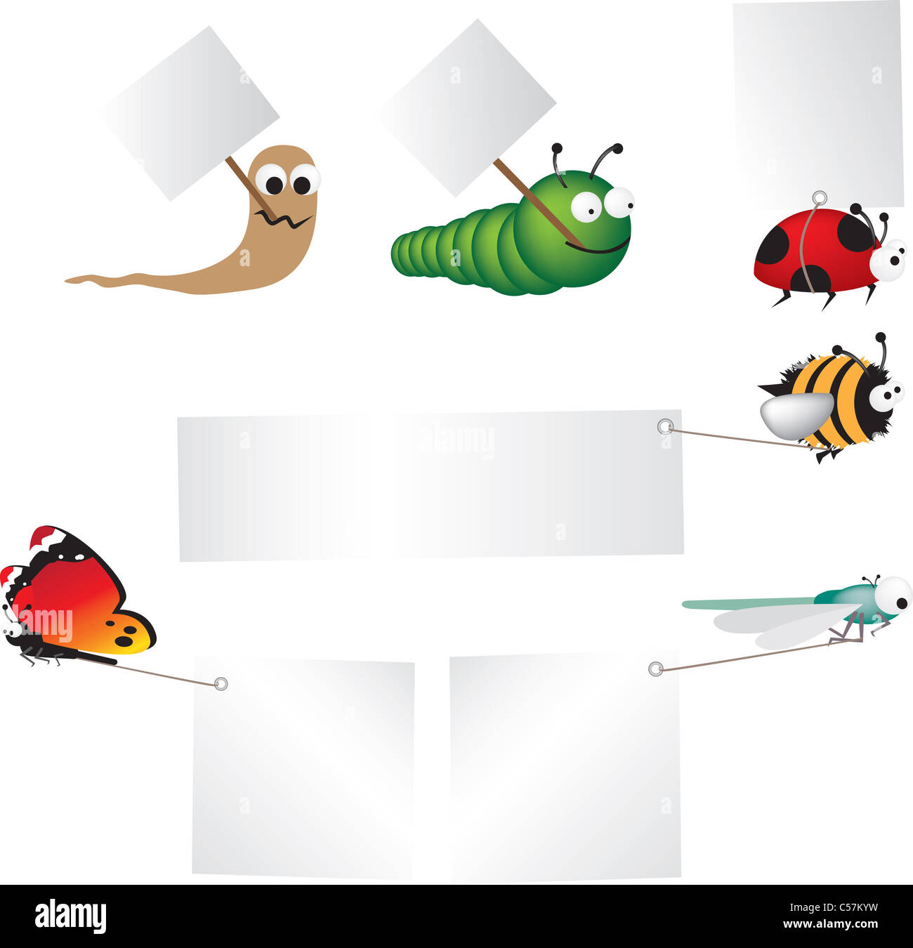 animals with signs Stock Photo - Alamy