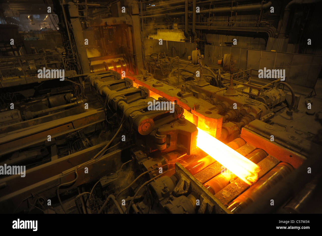 Steel mill rolling hi-res stock photography and images - Alamy