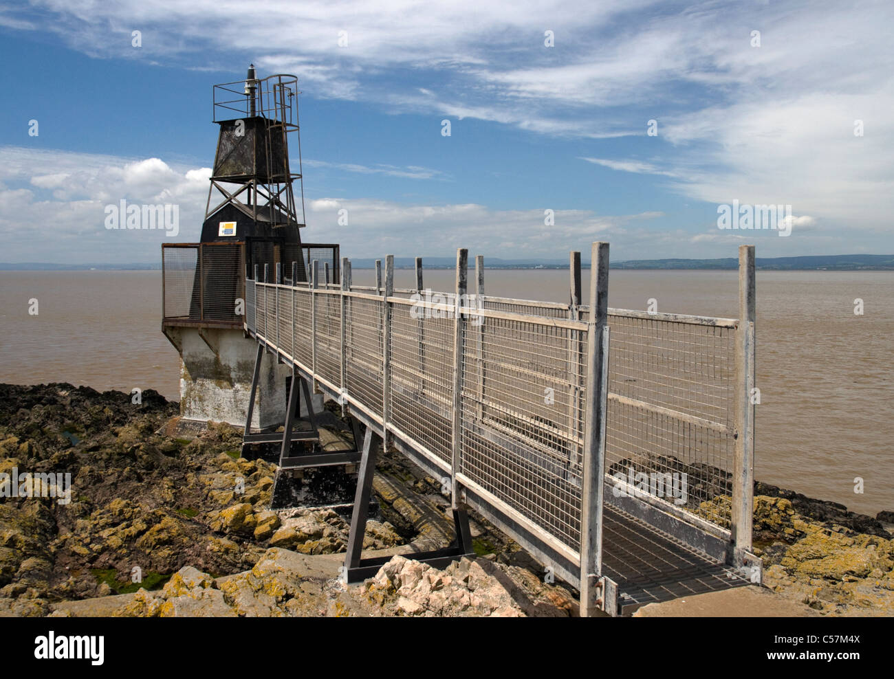 Battery Point Portishead somerset Stock Photo - Alamy