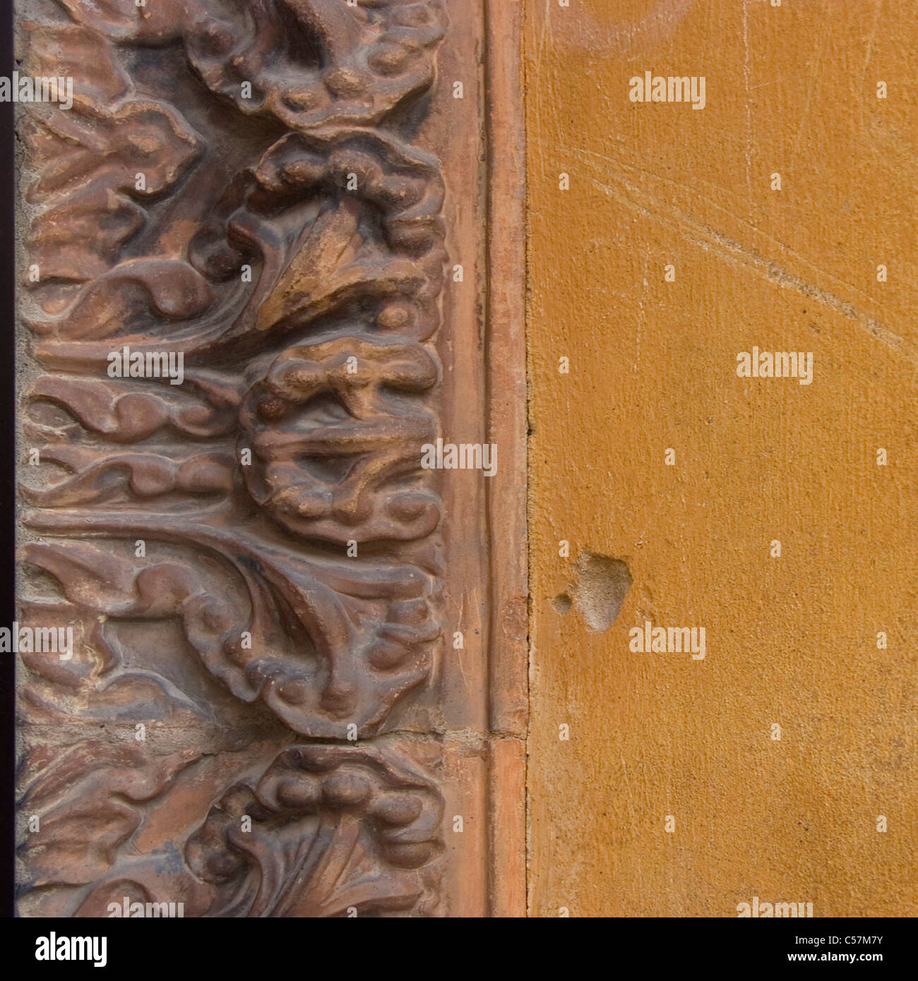 Venice Architectural Detail. Decorative frieze Stock Photo - Alamy