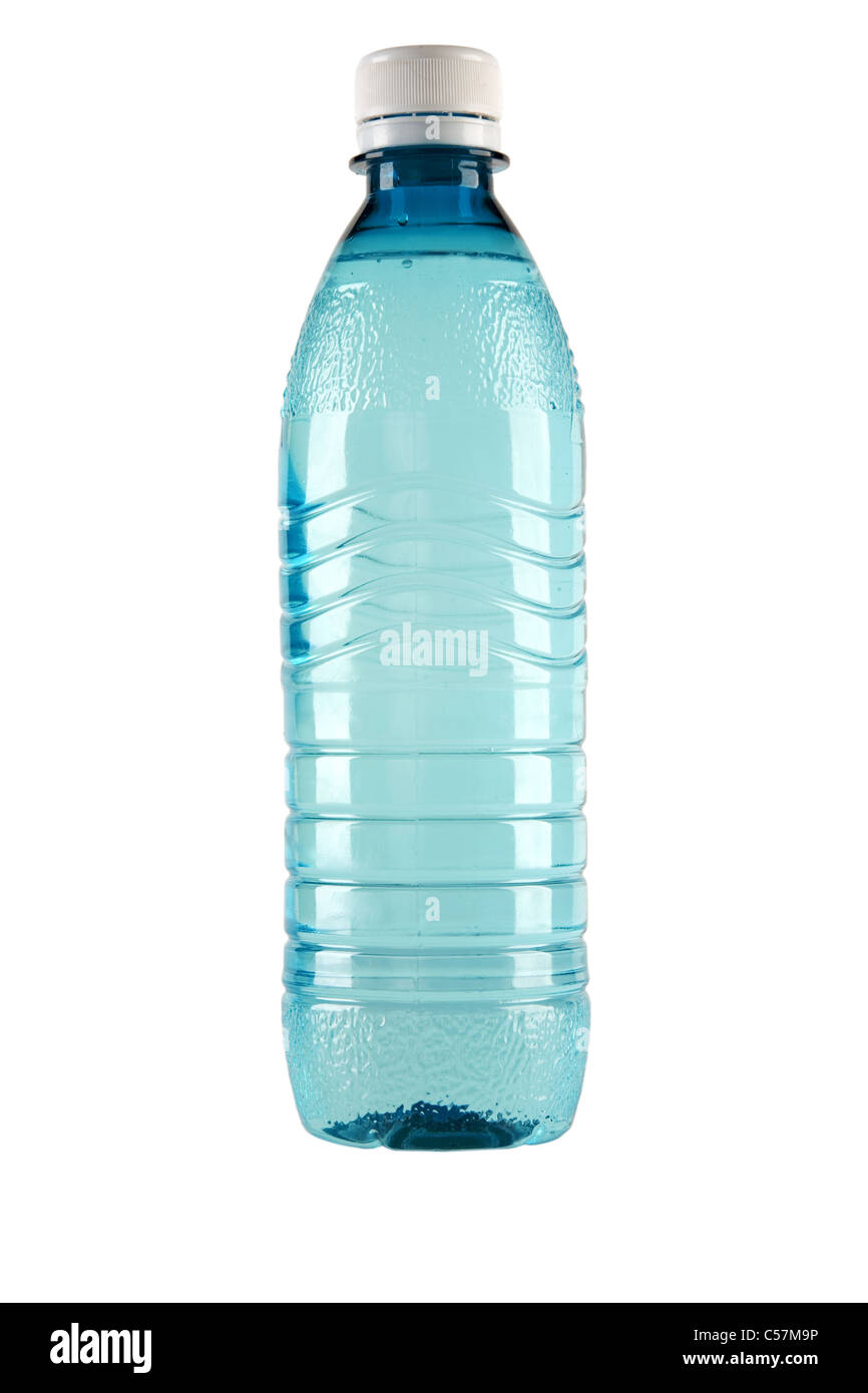 Small bottle of water isolated on white background Stock Photo - Alamy