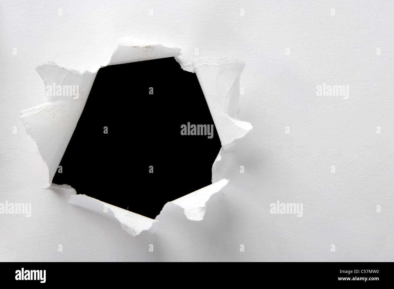 Torn paper opening hi-res stock photography and images - Alamy