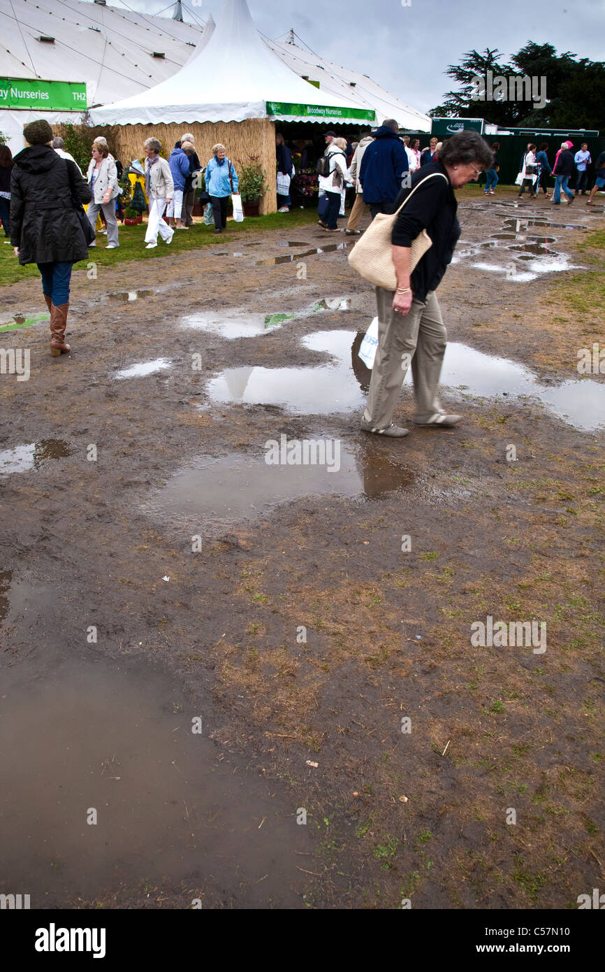 Mud & Puddles at Outdoor Event Stock Photo - Alamy