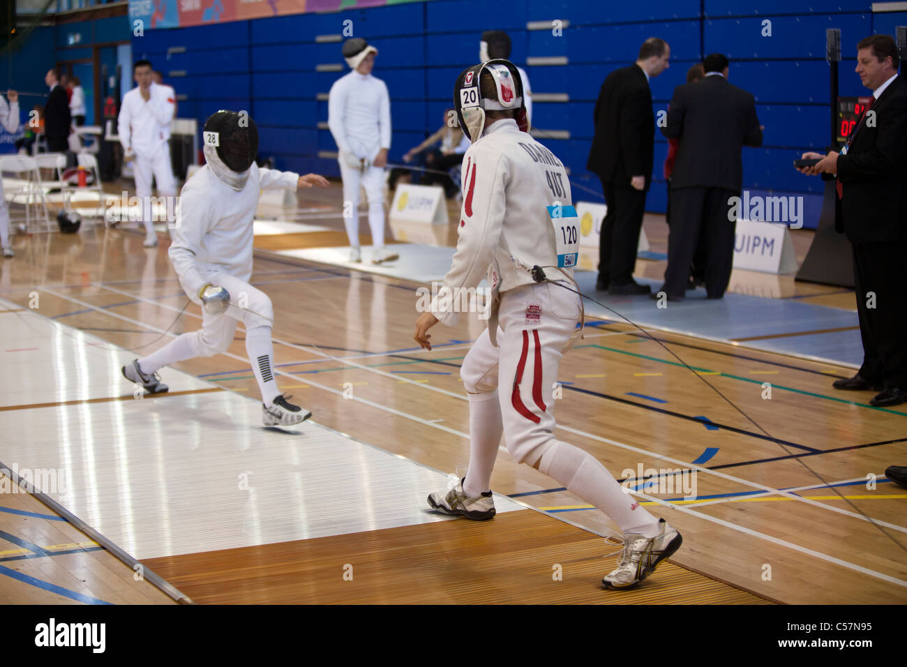 The Fencing Event at the 2011 Modern Pentathlon UIPM World Cup Final ...