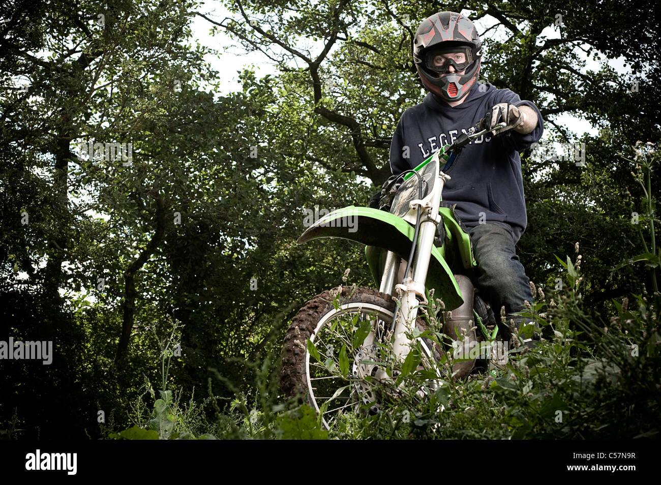 Off road biking Stock Photo - Alamy
