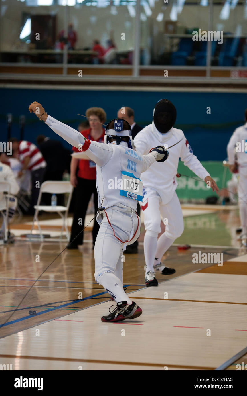 The Fencing Event at the 2011 Modern Pentathlon UIPM World Cup Final ...