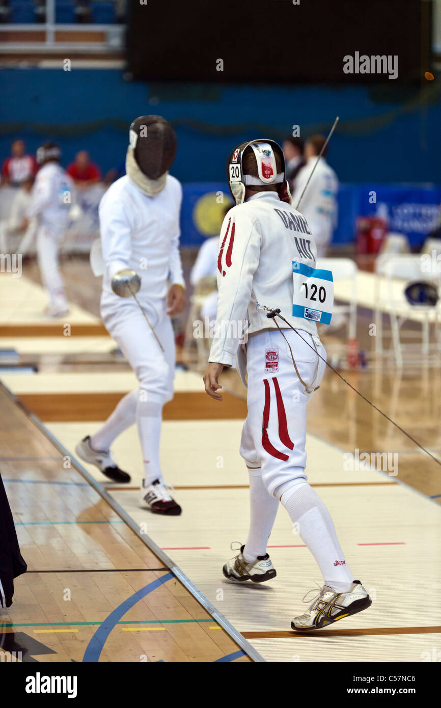 The Fencing Event at the 2011 Modern Pentathlon UIPM World Cup Final ...