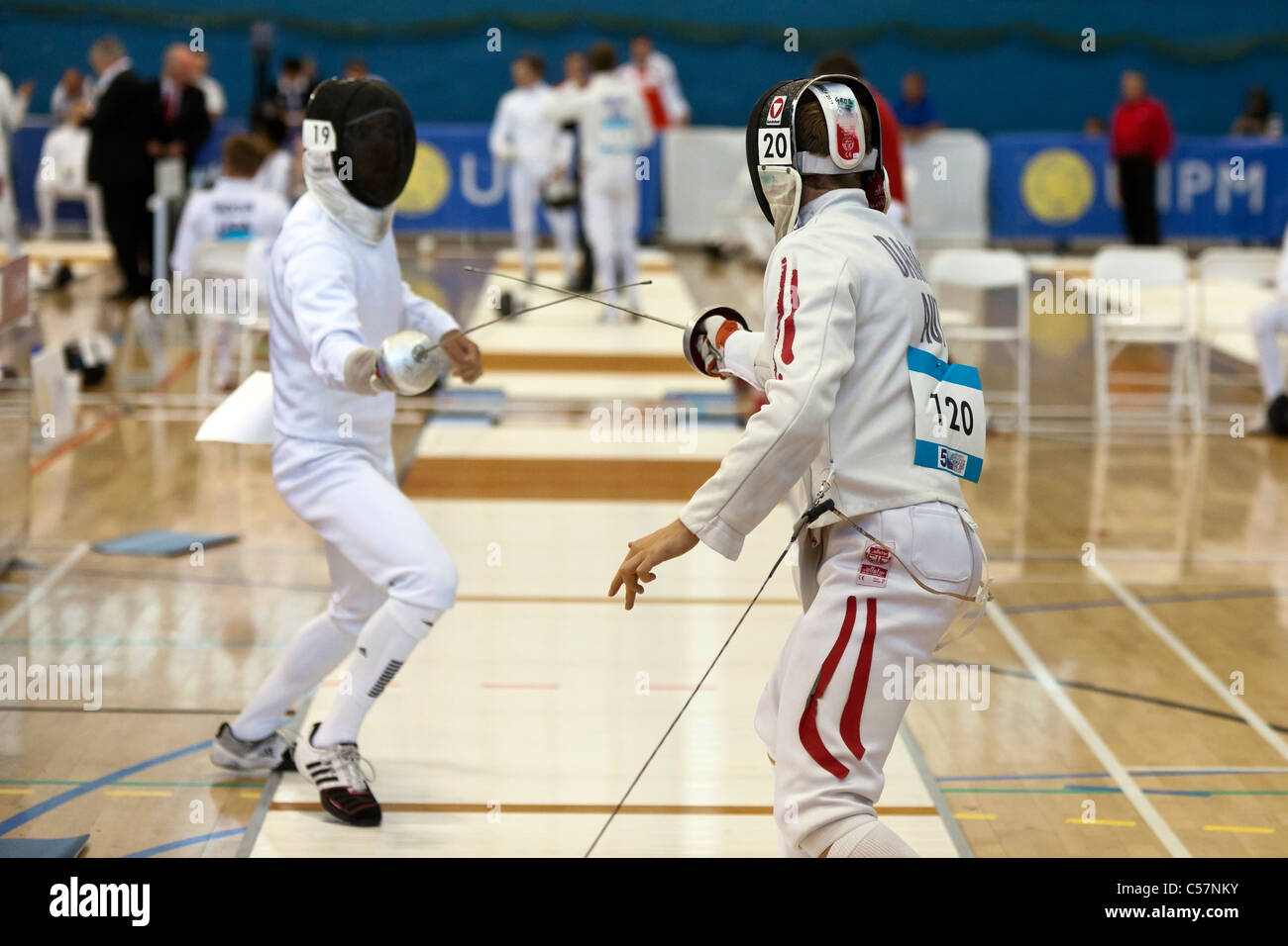 The Fencing Event at the 2011 Modern Pentathlon UIPM World Cup Final ...