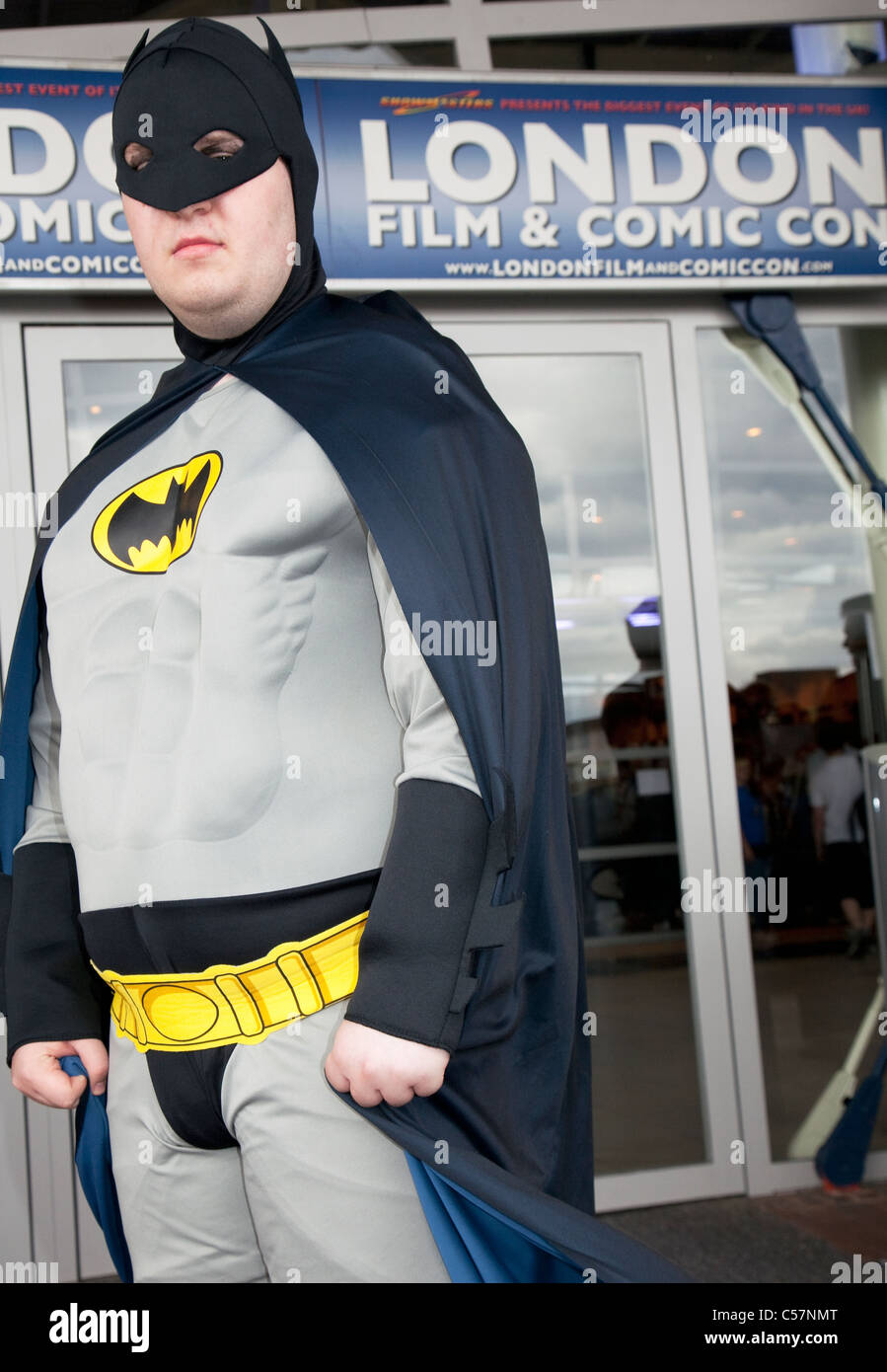 London Film & Comic Con 2011: Batman character Stock Photo - Alamy