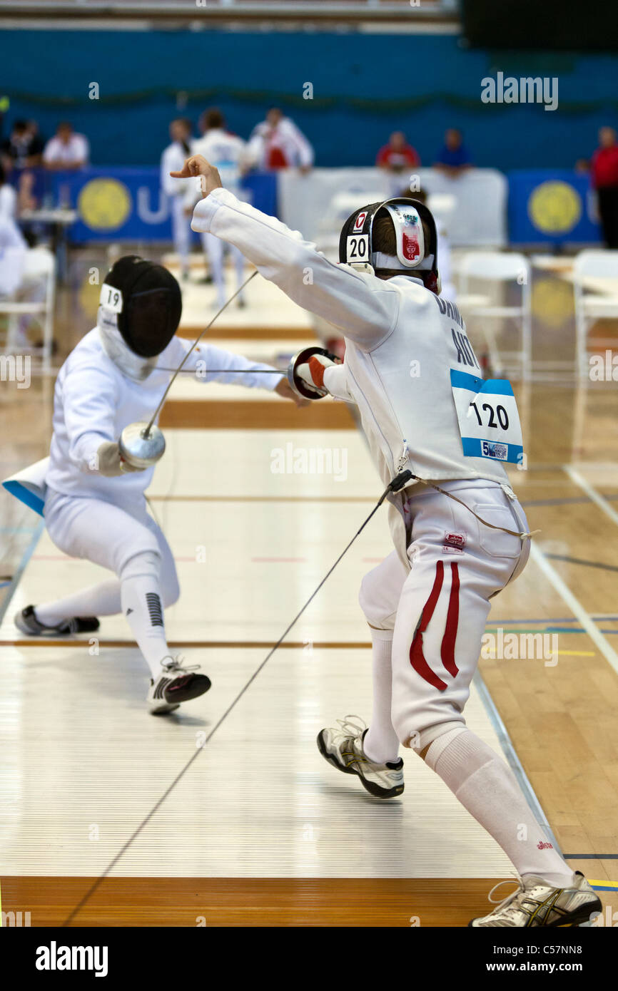 The Fencing Event at the 2011 Modern Pentathlon UIPM World Cup Final ...