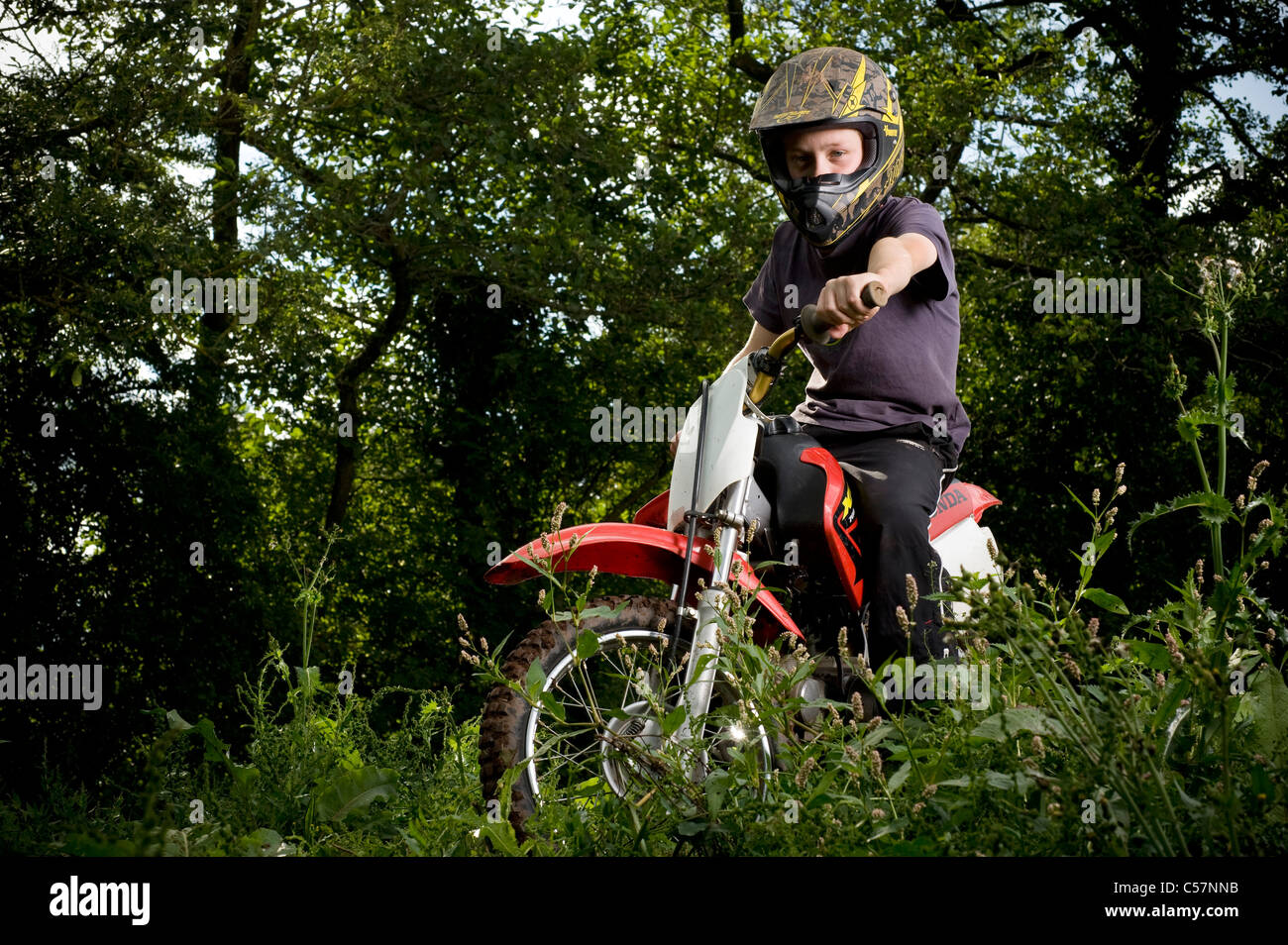 Off road biking Stock Photo - Alamy